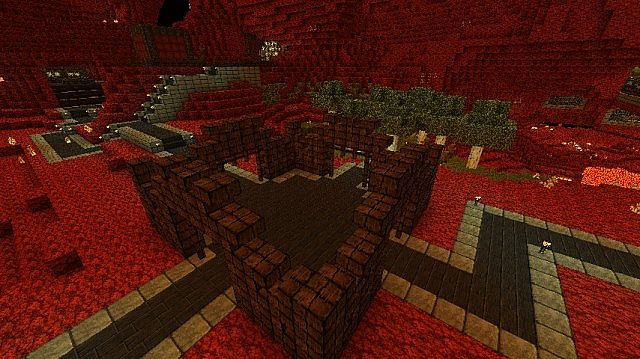 Private Nether Base Minecraft Map