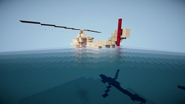 Bell AH-1z Viper Helicopter Minecraft Map