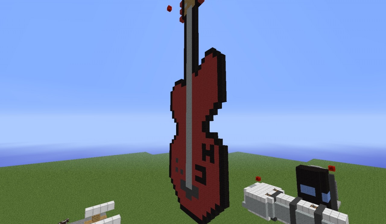 Harcore Guitar Minecraft Map