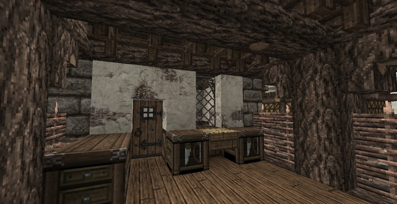 Medieval weapon workplace Minecraft Map
