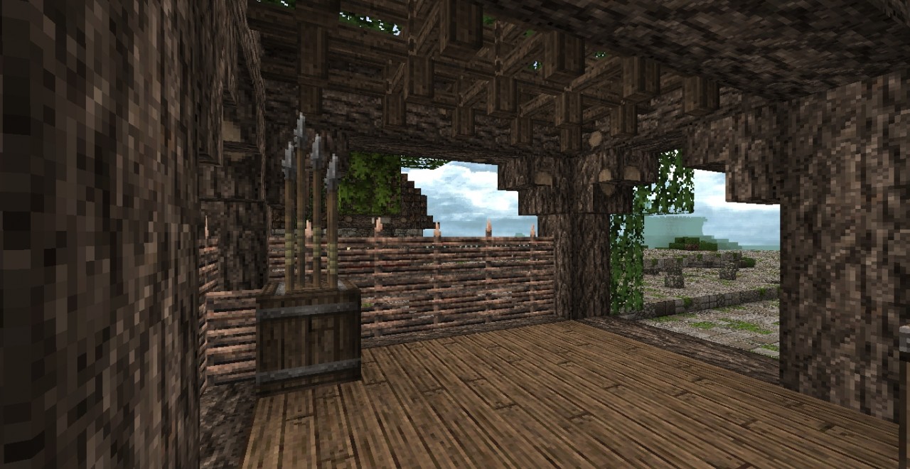 Medieval weapon workplace Minecraft Map