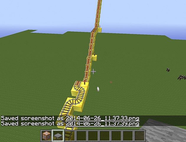 Floating Budder coaster Minecraft Map