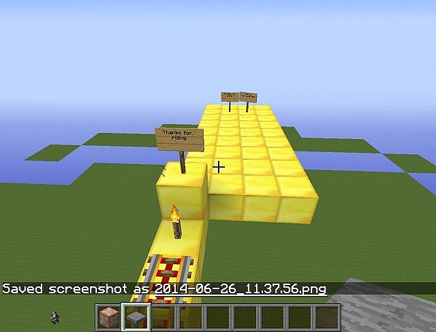 Floating Budder coaster Minecraft Map