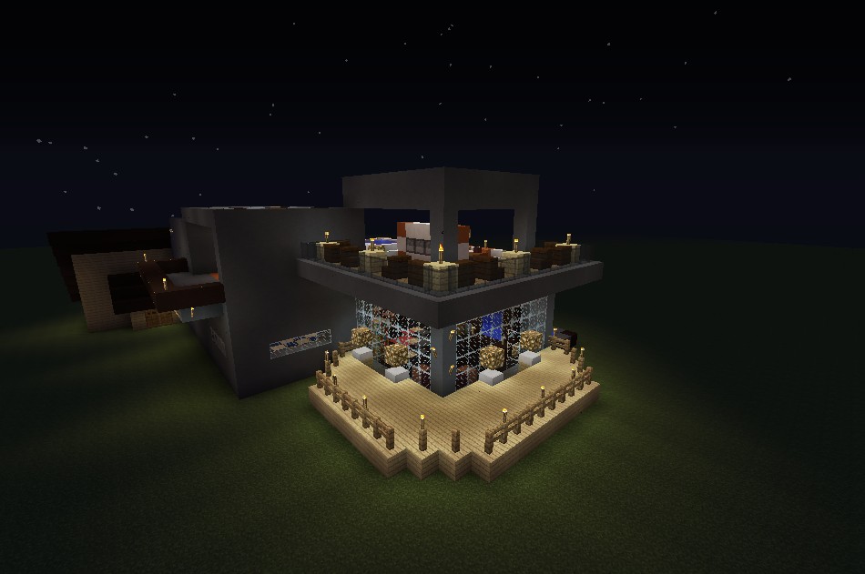 Modern-ish house Minecraft Map