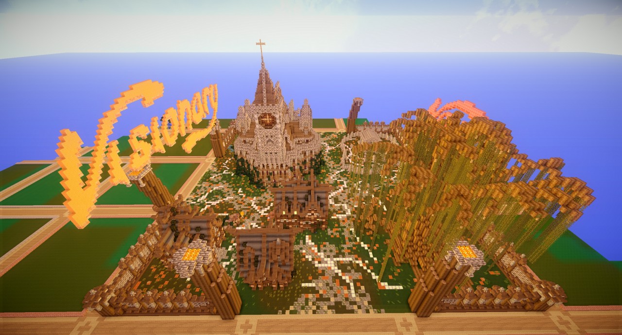 Visionary Creative Server Spawn Minecraft Map