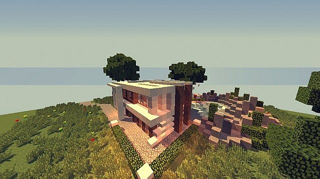 Modern Beach House by iBearzHD Minecraft Map