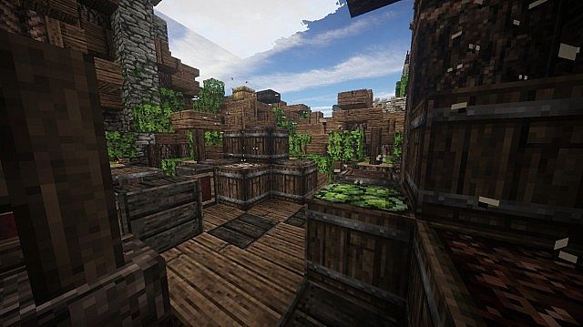 Realms of Caeldor: The Eastern Slums of Corwen Minecraft Map