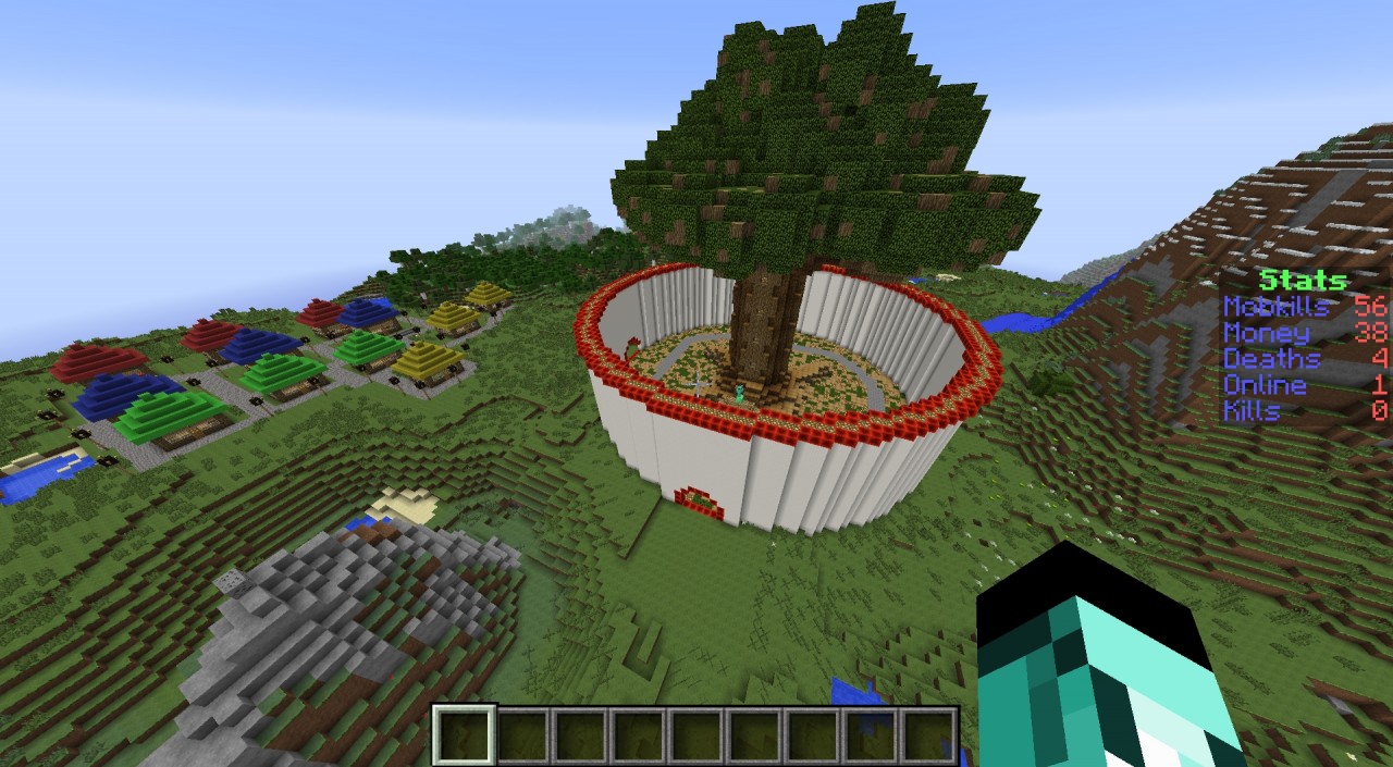 treesurvival [survival with shop and scoreboard Minecraft Server
