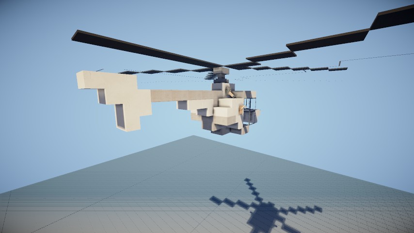 AH-6 LittleBird Light Helicopter Minecraft Map
