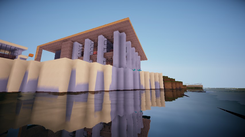 |River Shore| Modern house Minecraft Map