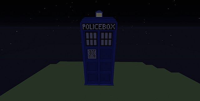 Giant TARDIS Minecraft Map