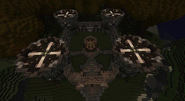 Simple Fort For Survival Server Minecraft Map