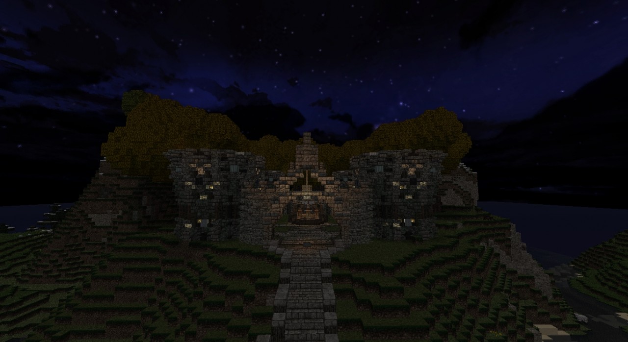 Simple Fort For Survival Server Minecraft Map