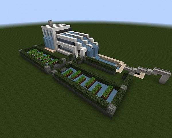 Modern Water House (2) Minecraft Map