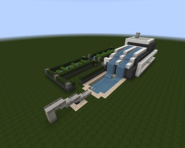 Modern Water House (2) Minecraft Map