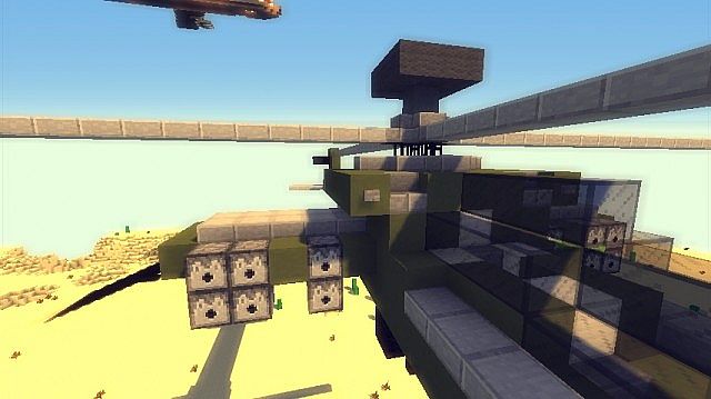 Boeing AH-64 Apache Longbow Minecraft Map
