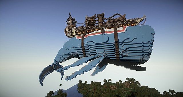 Zephyr the Floating Whale Minecraft Map