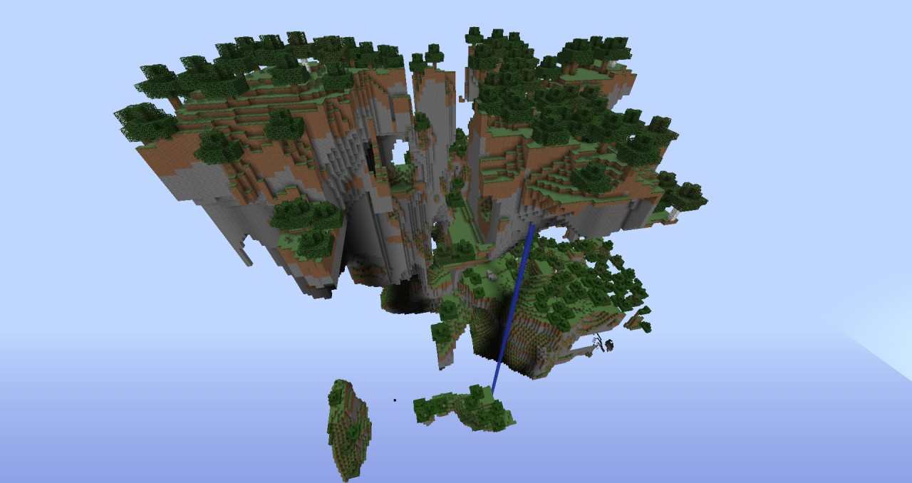 sky world Minecraft Map