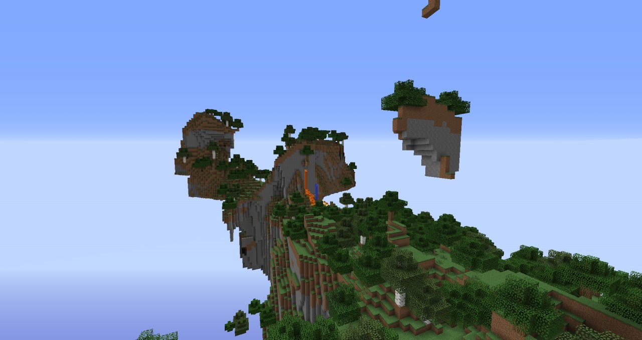sky world Minecraft Map