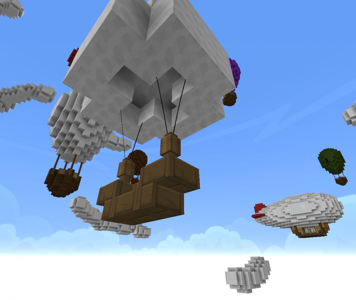 Blimp Wars PVP Mayhem! Minecraft Map