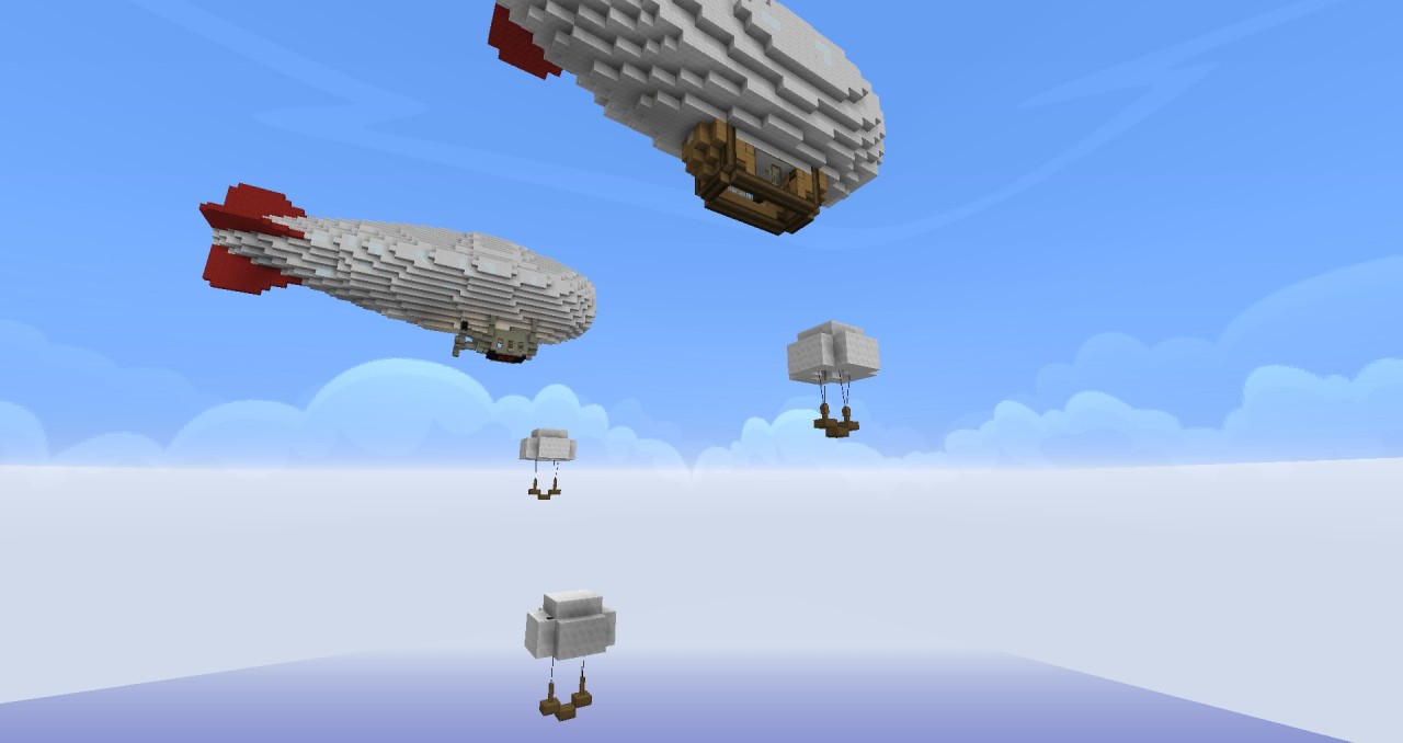 Blimp Wars PVP Mayhem! Minecraft Map