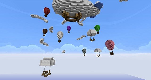Blimp Wars PVP Mayhem! Minecraft Map