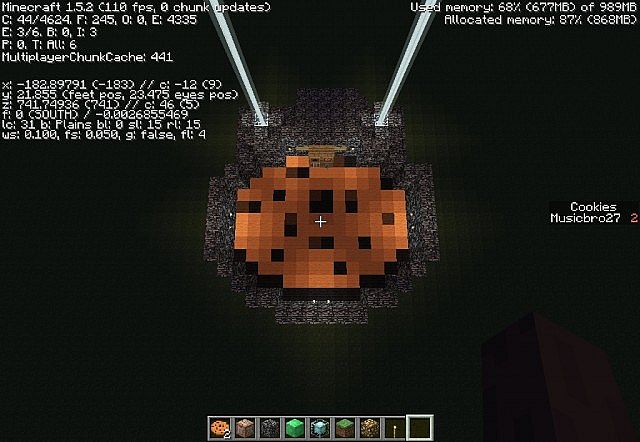 Cookie Clicker Minecraft Map