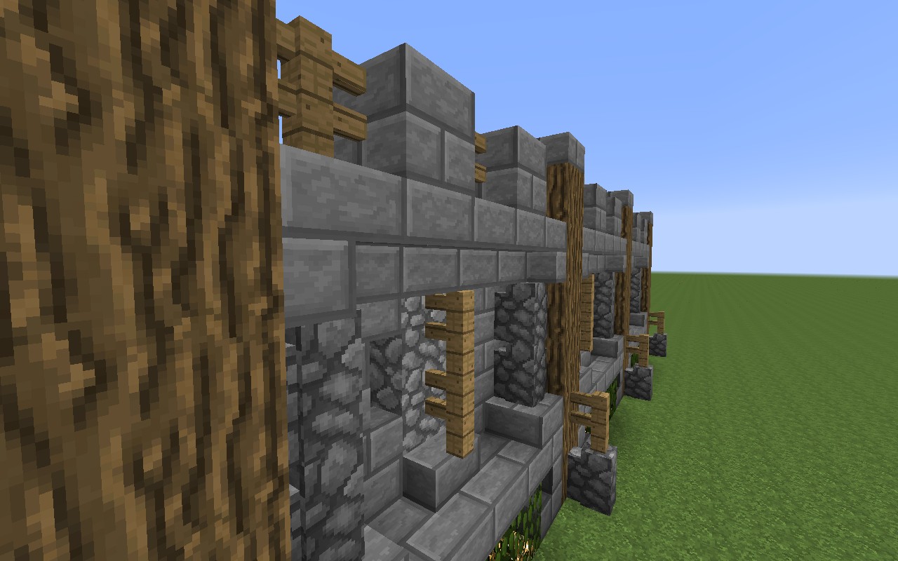 Medieval Style Wall Minecraft Map