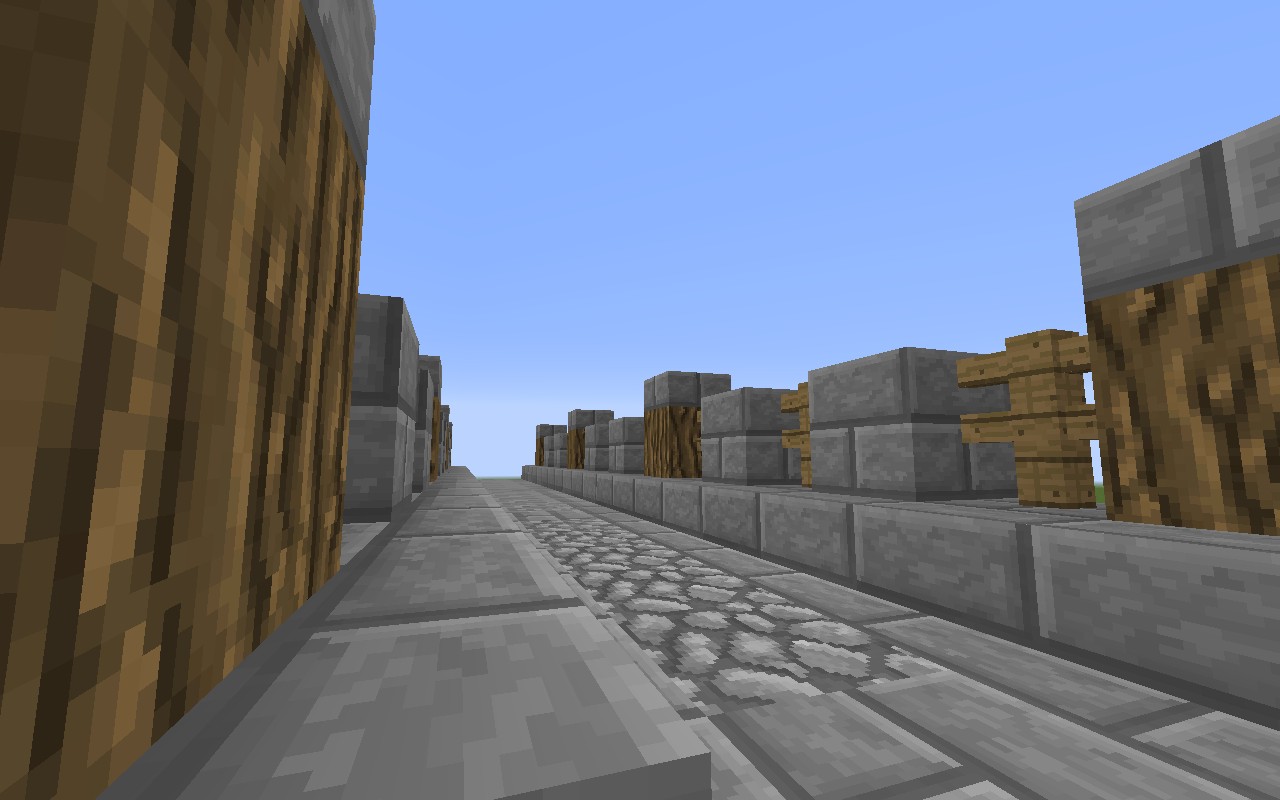 Medieval Style Wall Minecraft Map