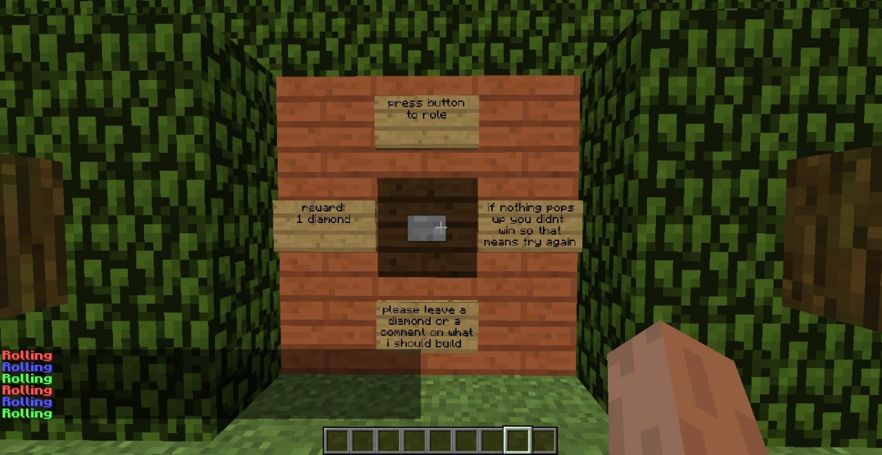 Fully working lottery machine Minecraft Map