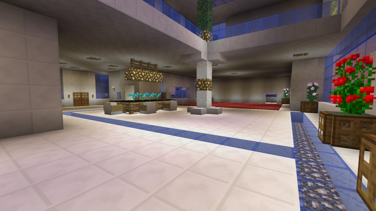 "Villa-Blue" Modern House Map Minecraft Map