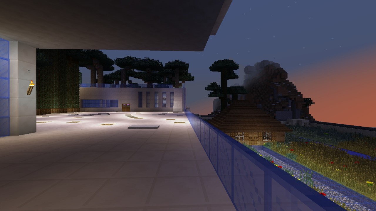 "Villa-Blue" Modern House Map Minecraft Map