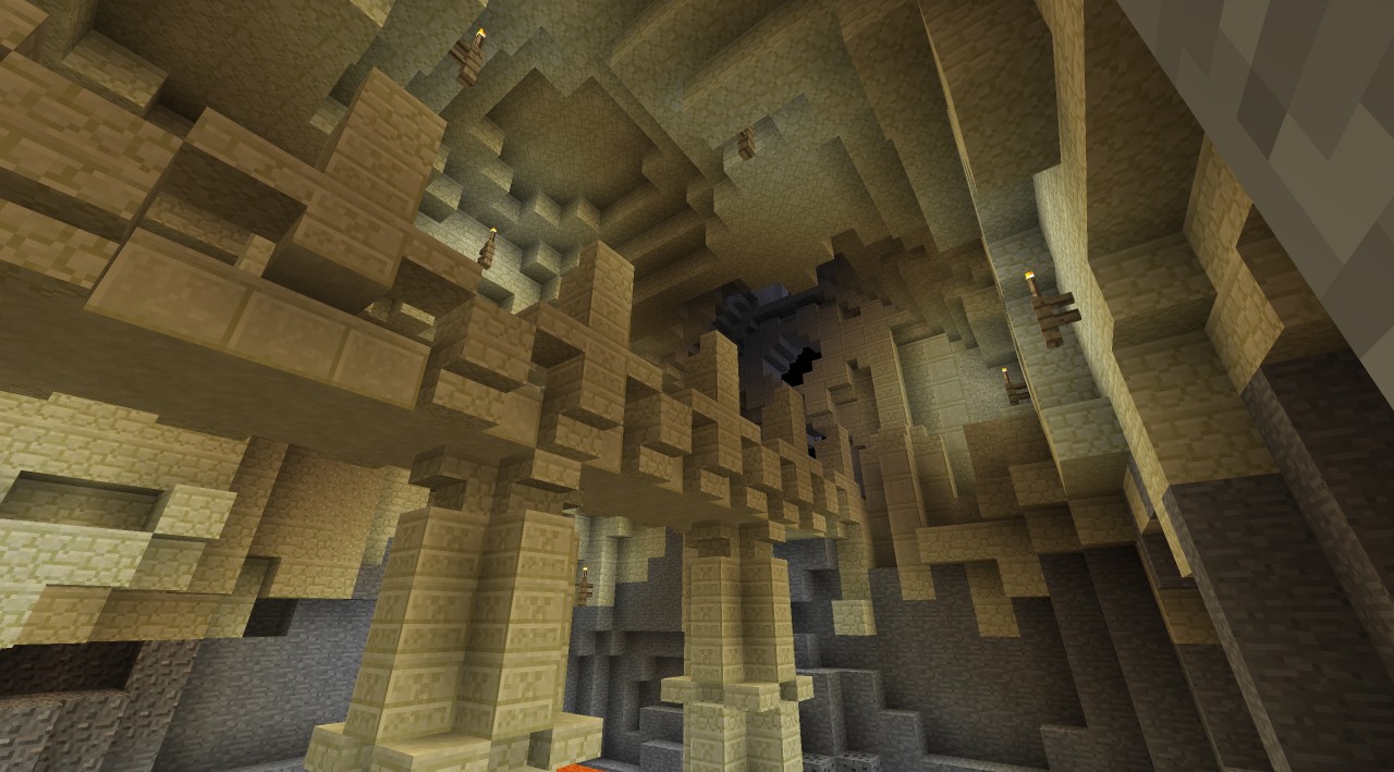 Rainbow Realms Sand Temple Minecraft Map