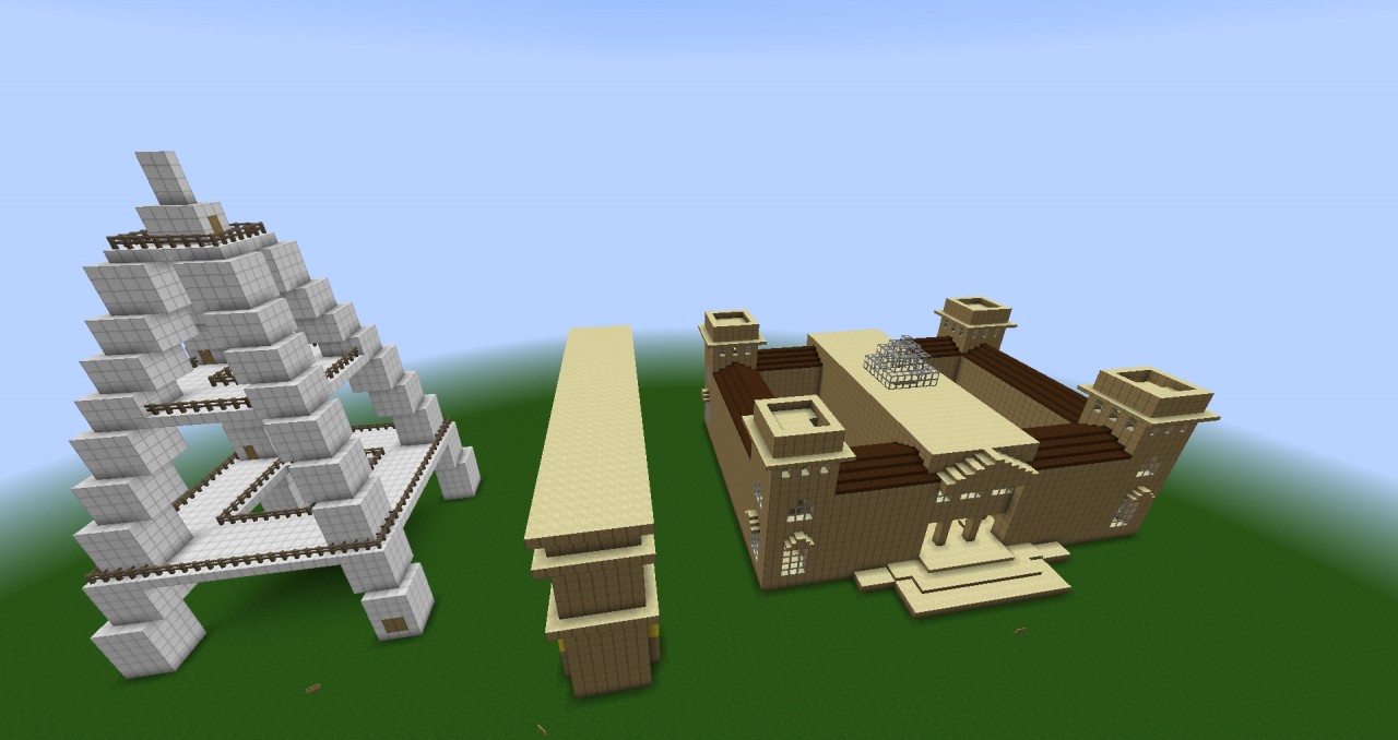 World War II Civil Structures Minecraft Map