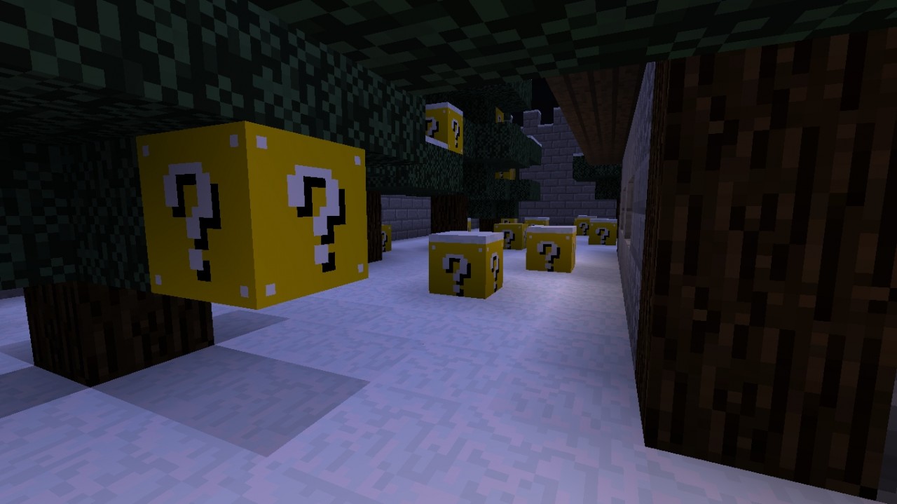 Lucky Block PVP! Medieval Map Minecraft Map