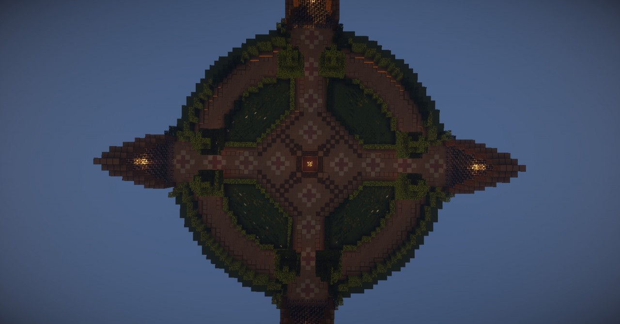 PVP Network Hub Minecraft Map