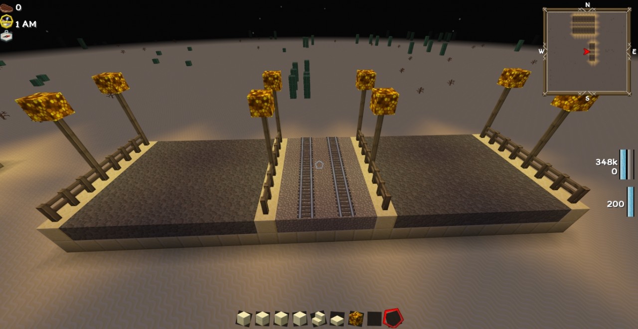 module desert road track middle Minecraft Map