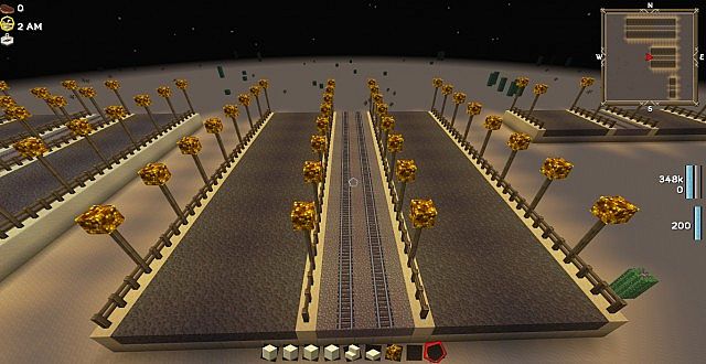 module desert road track middle Minecraft Map