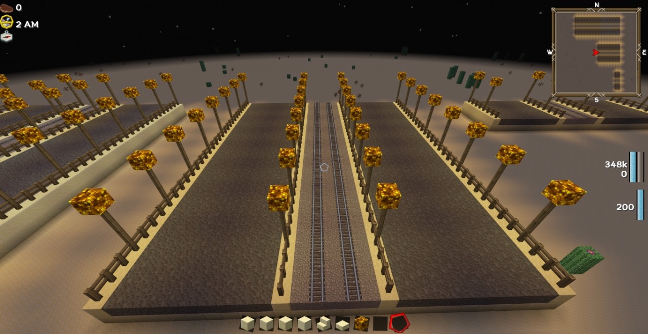 module desert road track middle Minecraft Map