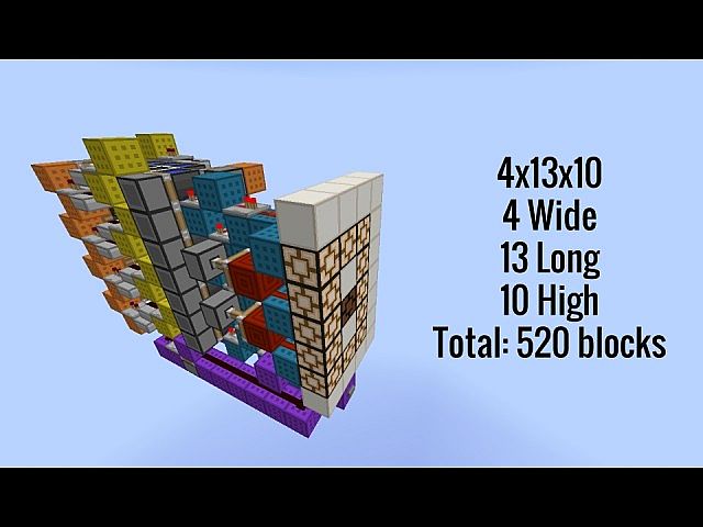 7-Segment Stackable Display Minecraft Map