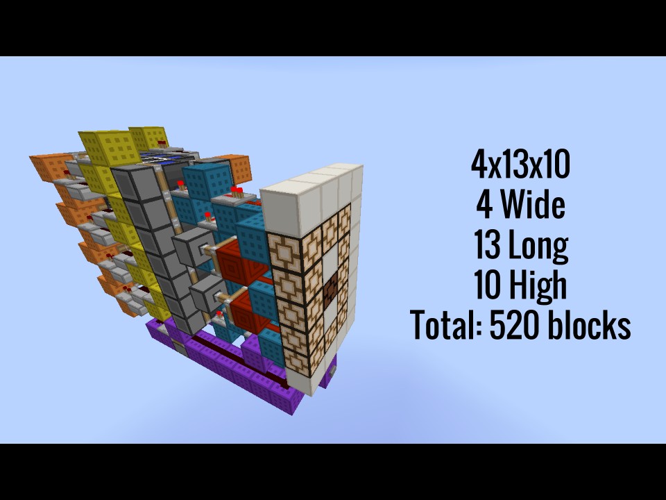 7-Segment Stackable Display Minecraft Map