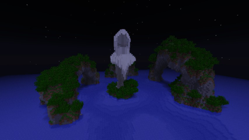 ISLAND STATUE Minecraft Map