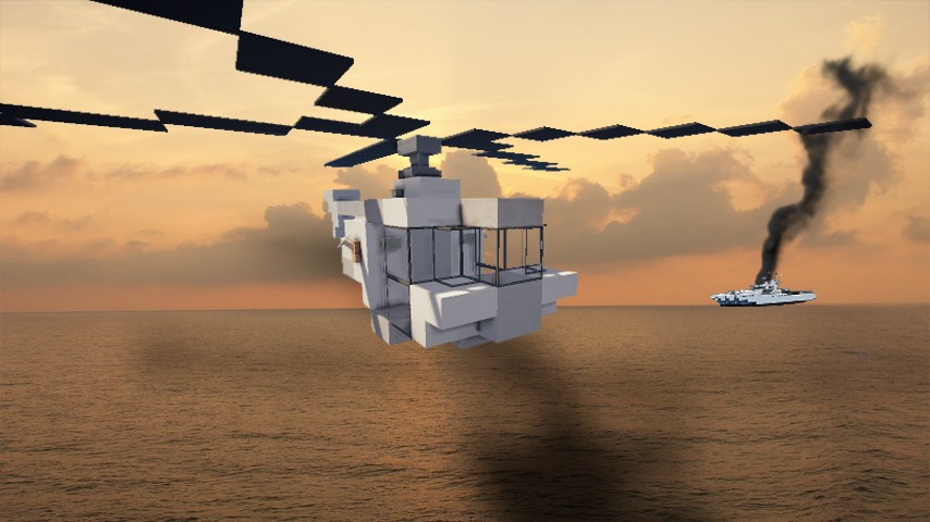AH-6 LittleBird Light Helicopter Minecraft Map
