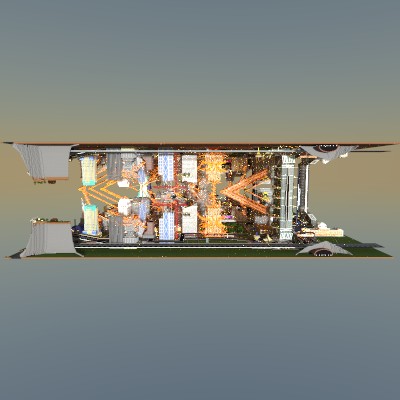 Armageddon New York 2115 - Upside Down/Mirrored City Minecraft Map