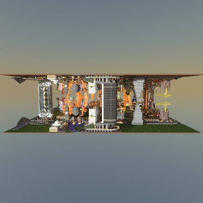 Armageddon New York 2115 - Upside Down/Mirrored City Minecraft Map