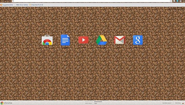 How to make your Google, Minecraftish![Pop Reel!] :D