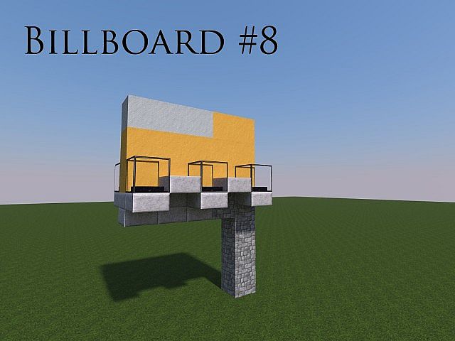 Modern Billboard Pack Minecraft Map
