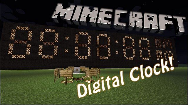 MineCraft DigitalClock!!!! Minecraft Map