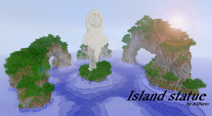 ISLAND STATUE Minecraft Map