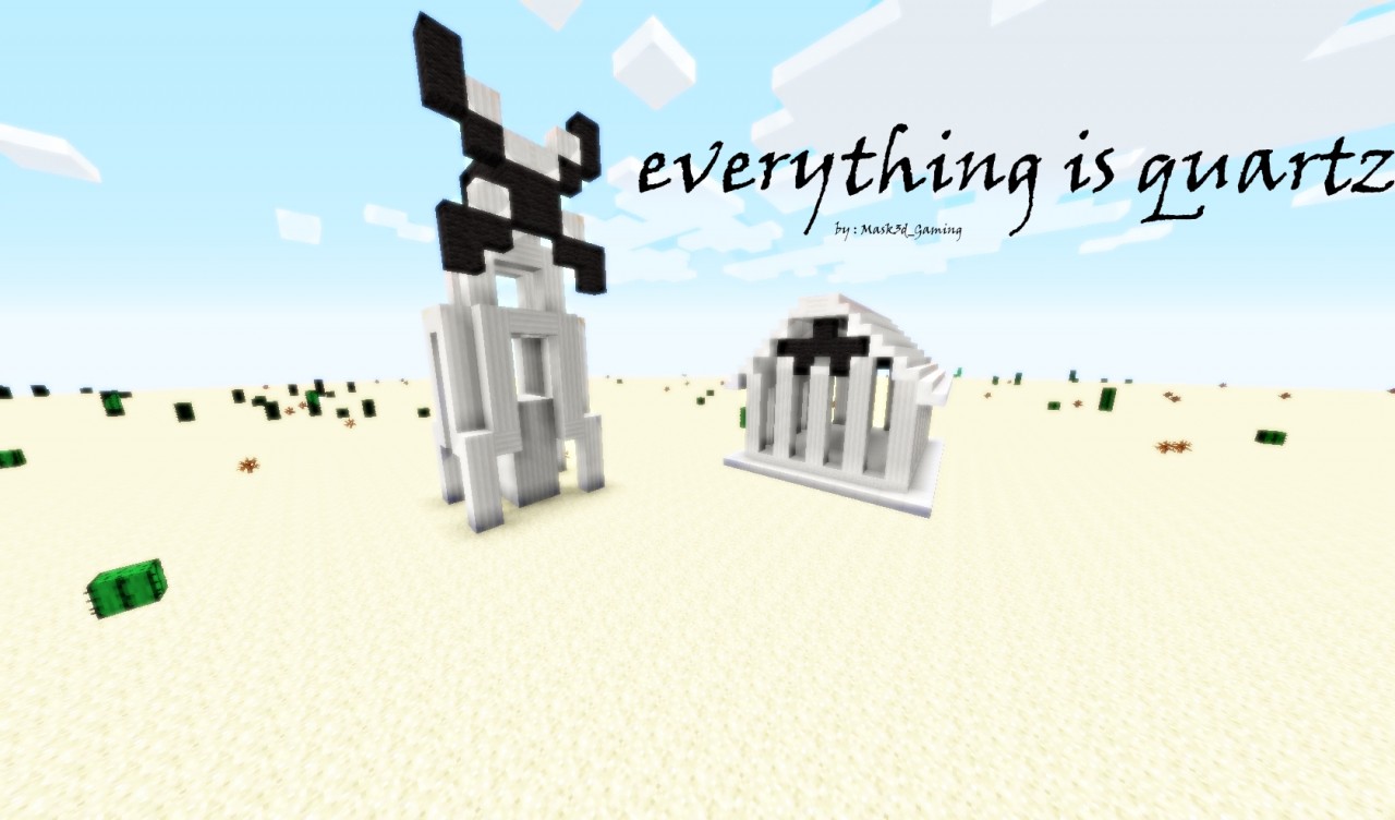 Everything is QUARTZ Minecraft Map